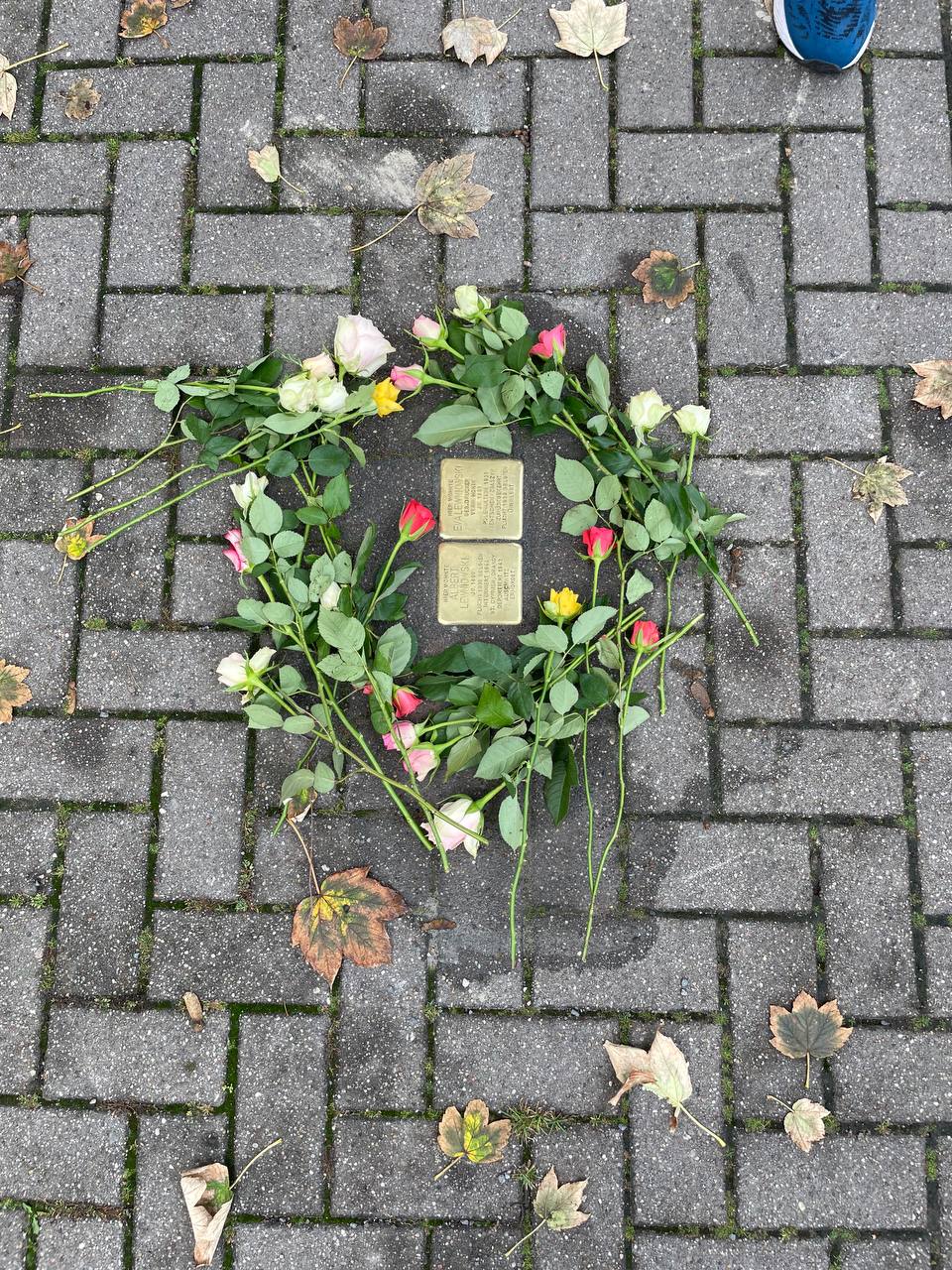 Stolpersteinverlegung – Nicole Anger